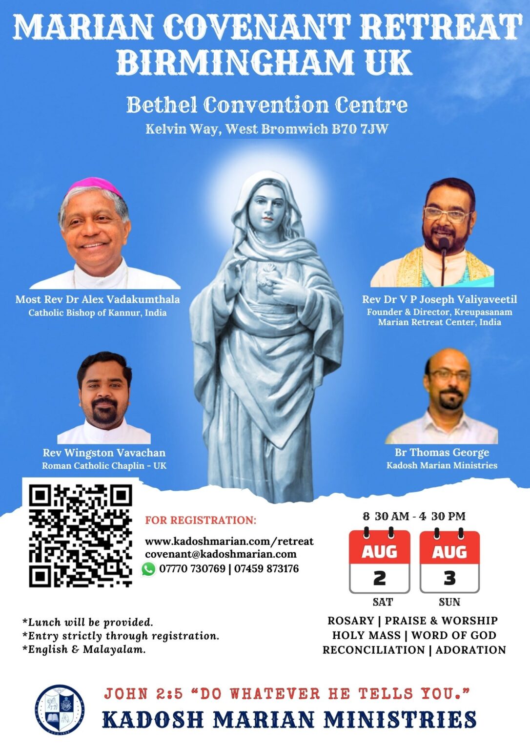 Kadosh Marian Ministries & Institute of Theology – Emmanuel Experience